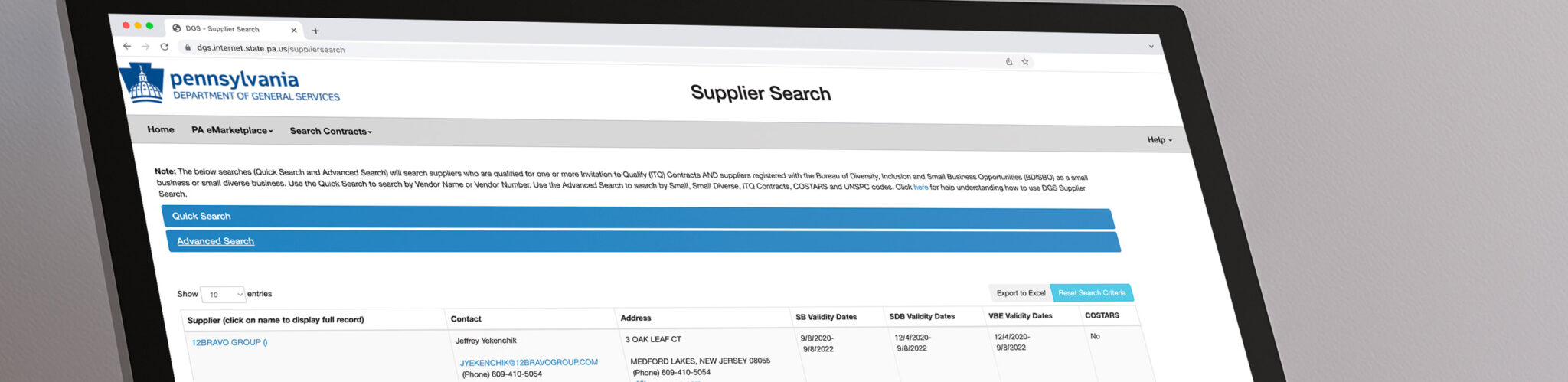 DBE Notification & Reporting Service | PennBid Bid Management